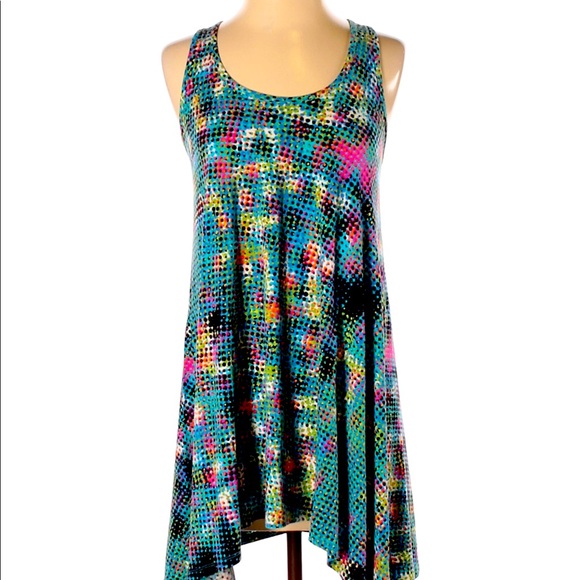 CAbi | Skirts | Cabi Multicolor Sleeveless Tank Top Jersey | Poshmark